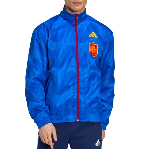 adidas | Jackets & Coats | Adidas Spain National Team Anthem Mens ...